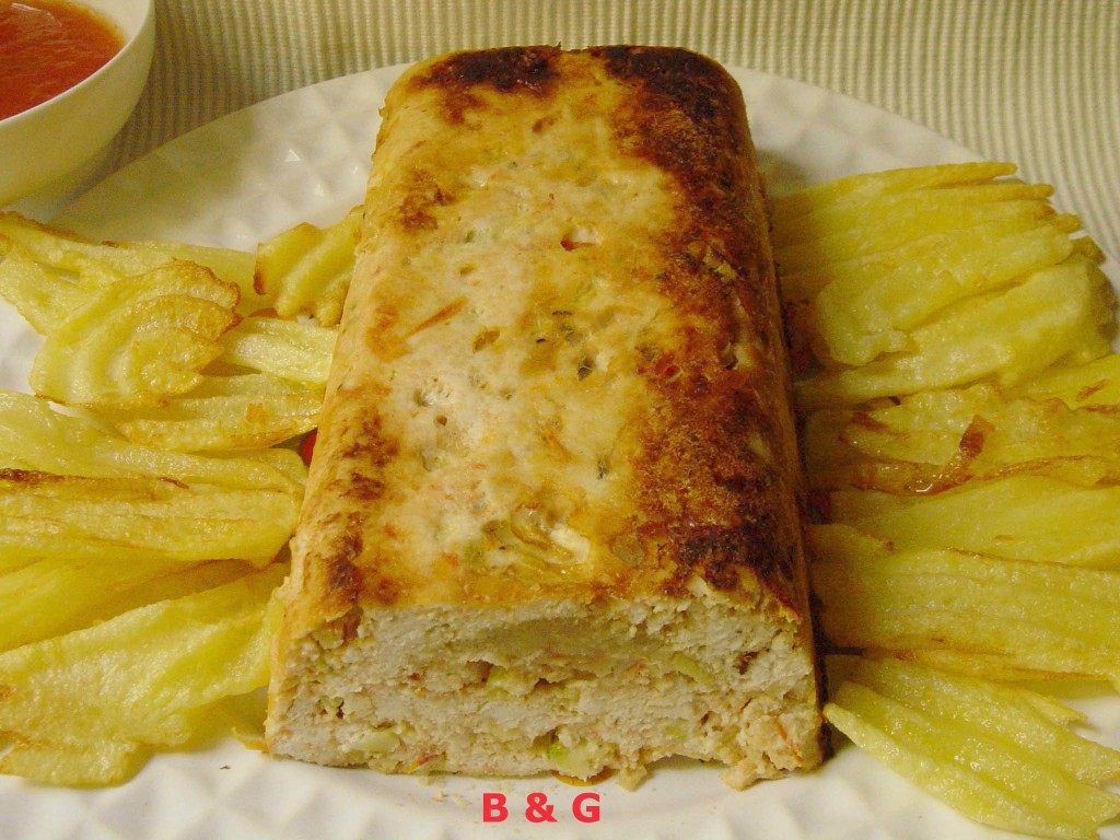 Pan de pollo con calabacines | Las recetas de Glutoniana