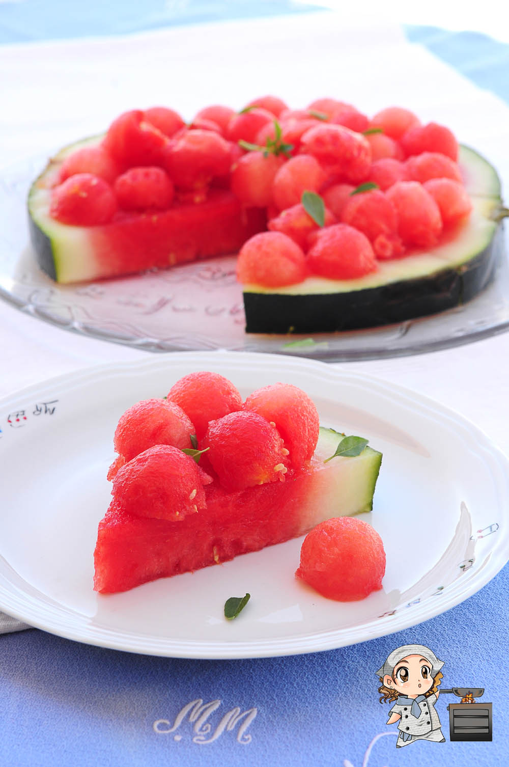 Tarta de sandía | Las recetas de Glutoniana